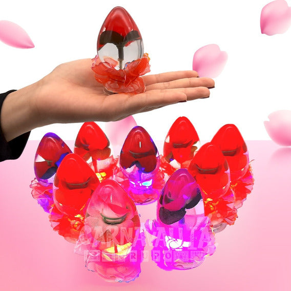 Caja Rosas Encapsuladas Agua Led 288 pz San Valentin Mayoreo ...